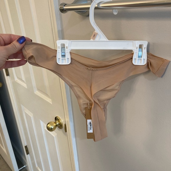 SKIMS | Intimates & Sleepwear | Skims Nwt Mesh Thong In The Color Clay ...
